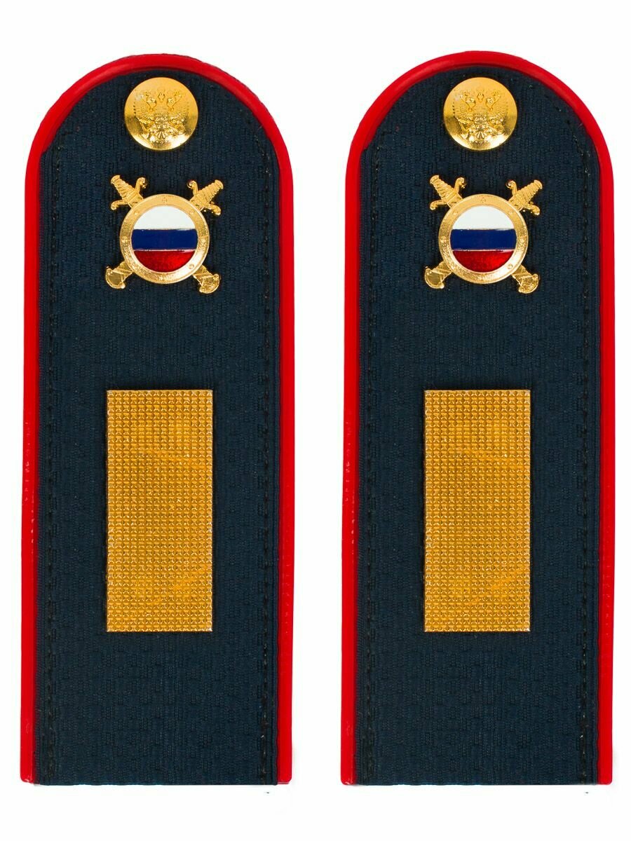 Погоны МВД внутренняя служба темно-синие пластик Звание Старшина 752075