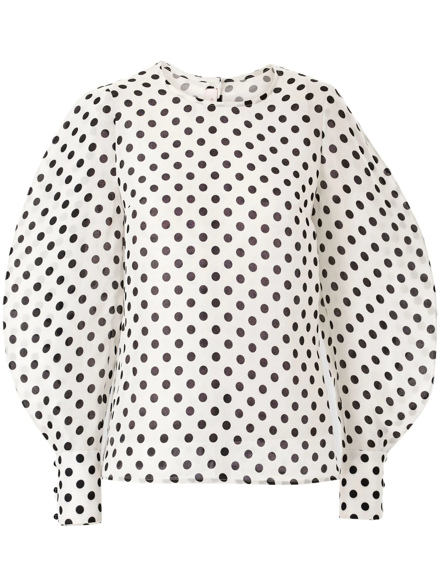 Блуза Шелковая блузка в горох