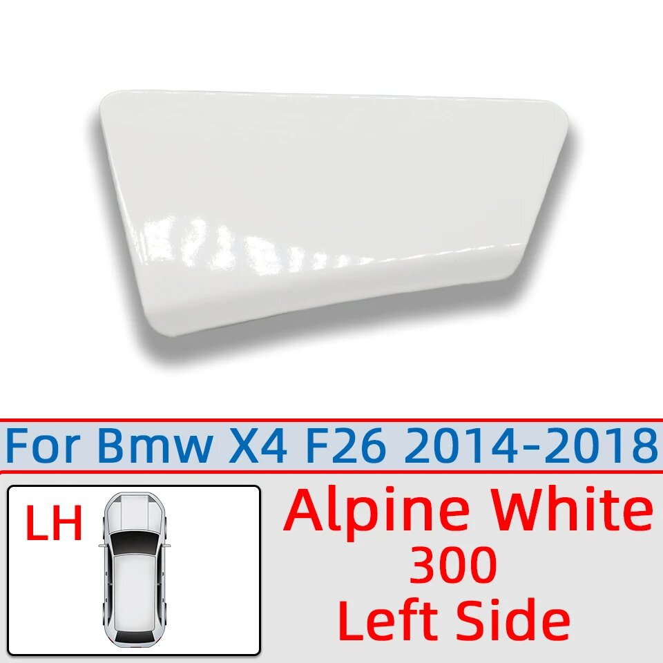 Для BMW X4 F26 обычная версия 2014-2018 передний бампер левая и правая фара, крышка форсунки омывателя, крышка 51117389892 Автозапчасти Alpine White LH