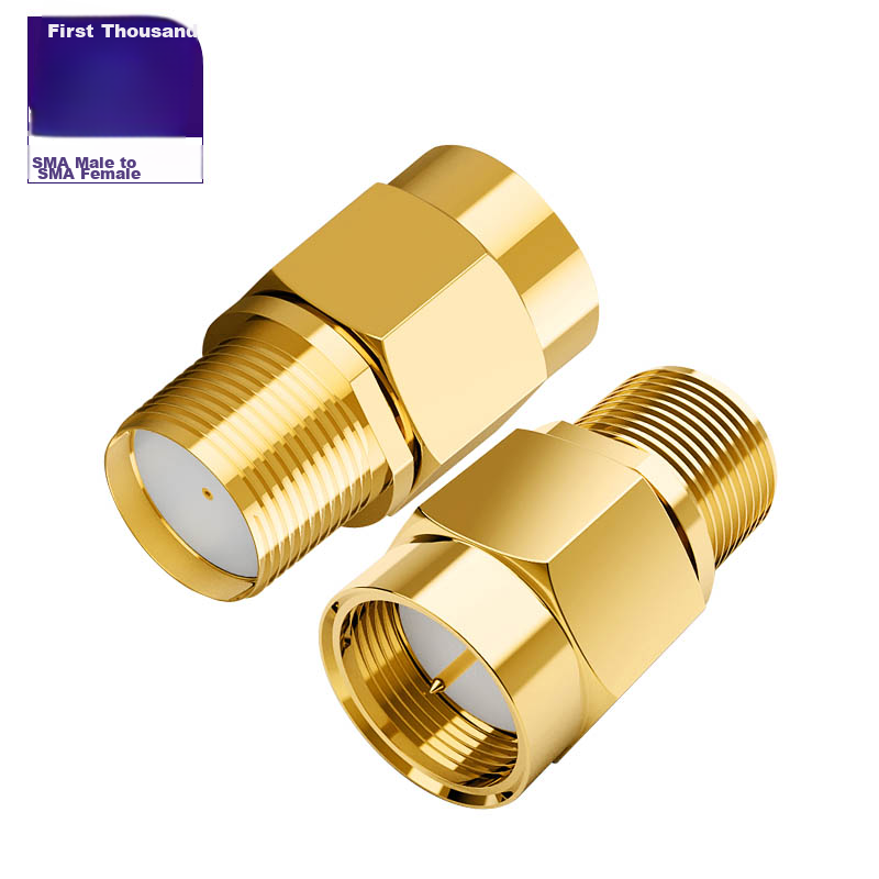 SHOCHAN SMA Male to SMA Female Connector, SMA-J/K RF Adapter, SQ-SMA