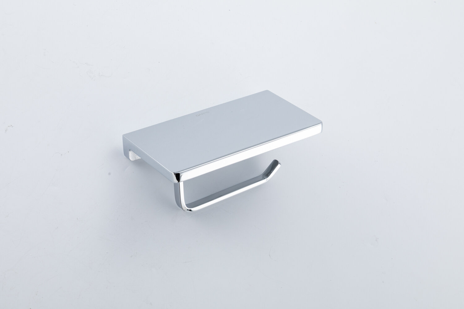 Держатель туалетной бумаги Gappo G30803, хром, металл, с полочкой