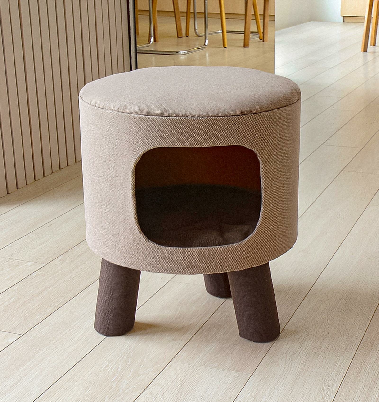 Домик "Adeline " с подушкой, бежевый