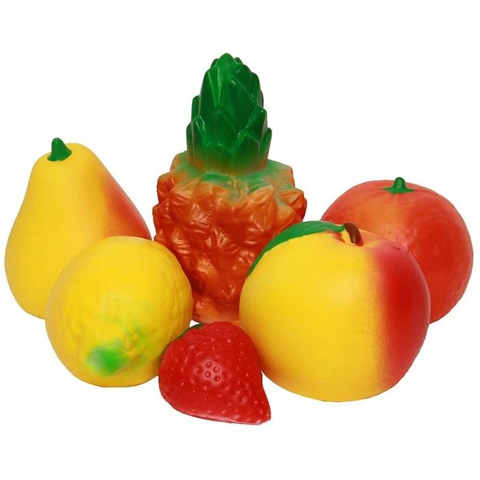 Набор резиновых игрушек Фрукты СИ-325