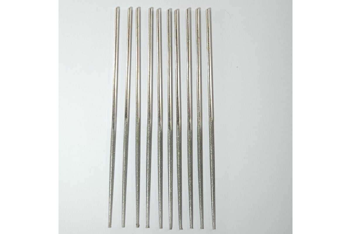 Сиит надфиль алмазный треугольный равносторонний 160x80 10 шт 2827-0026 для металлообработки