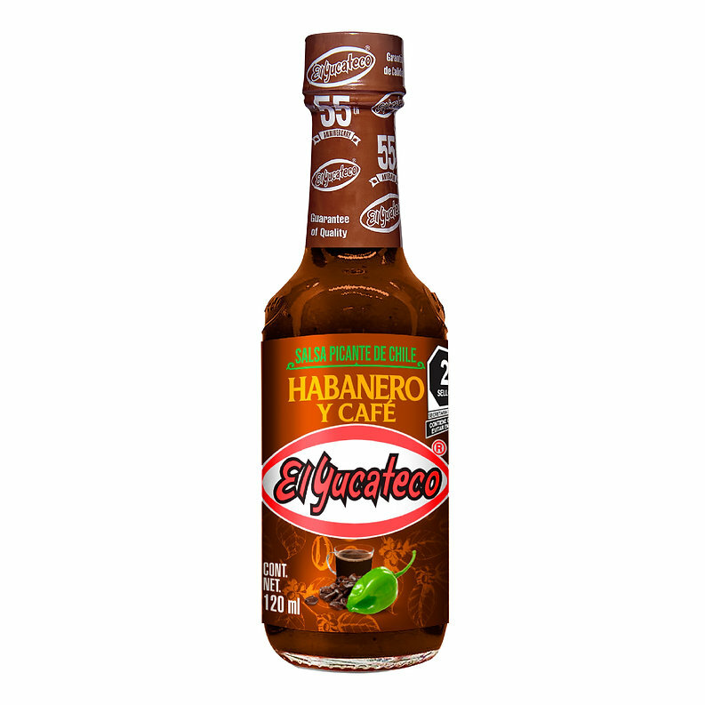 Острый соус Кофе Хабанеро / Salsa El Yucateco Habanera Cafe, 120мл