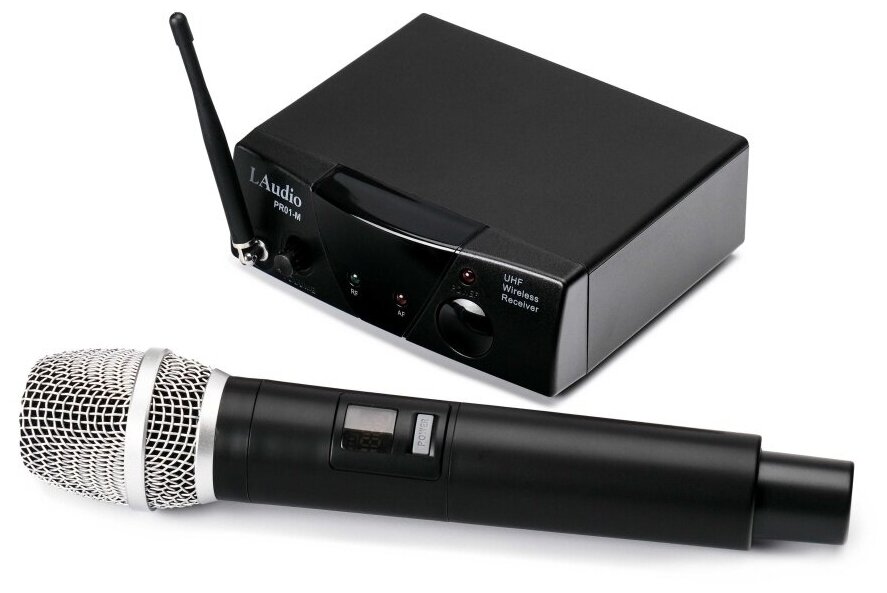 Радиосистема LAudio PRO1-M, динамический микрофон, шумоподавление, ручной