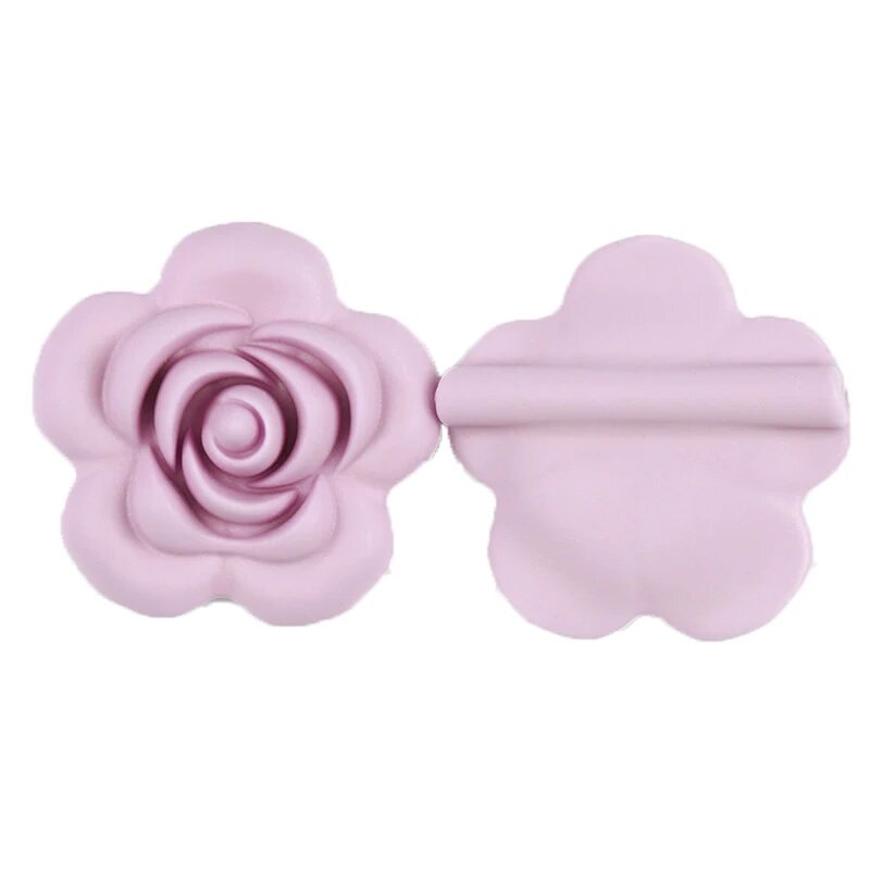 BOBO.BOX 5 шт. розовые силиконовые прорезыватели Сиреневый, KAT031-B57