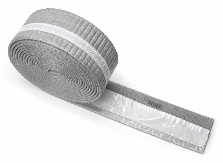 Rehau профилированная отстенная изоляция (демпферная лента) 8/150 мм, рулон 25 м