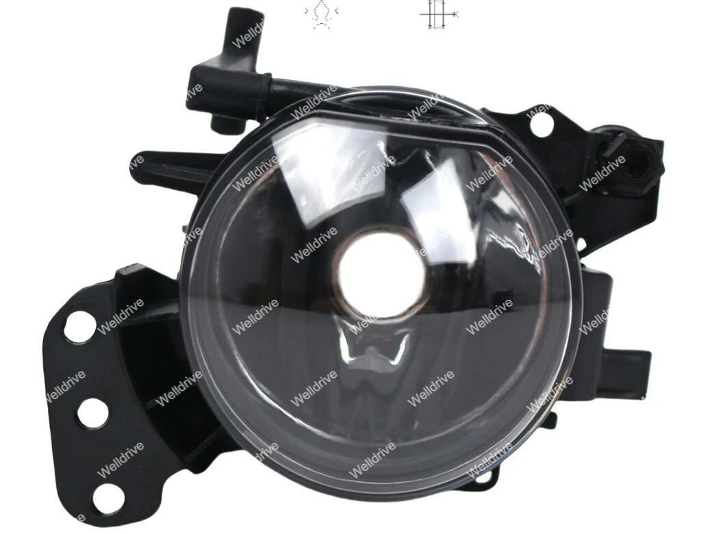 Противотуманные фары BMW 5-series E60 E61 03-10 М-пакет M-Tech черные