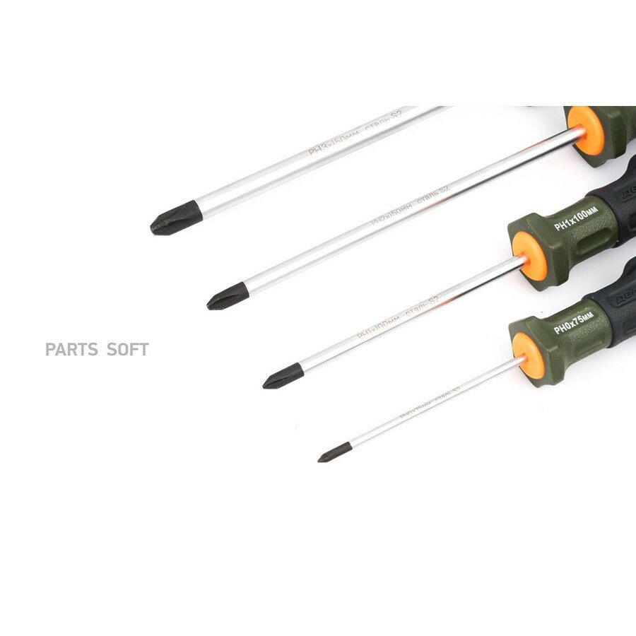 Дело техники 722014 Отвертка с 3-х компон. ручкой крестовая РН1х100ммДТ