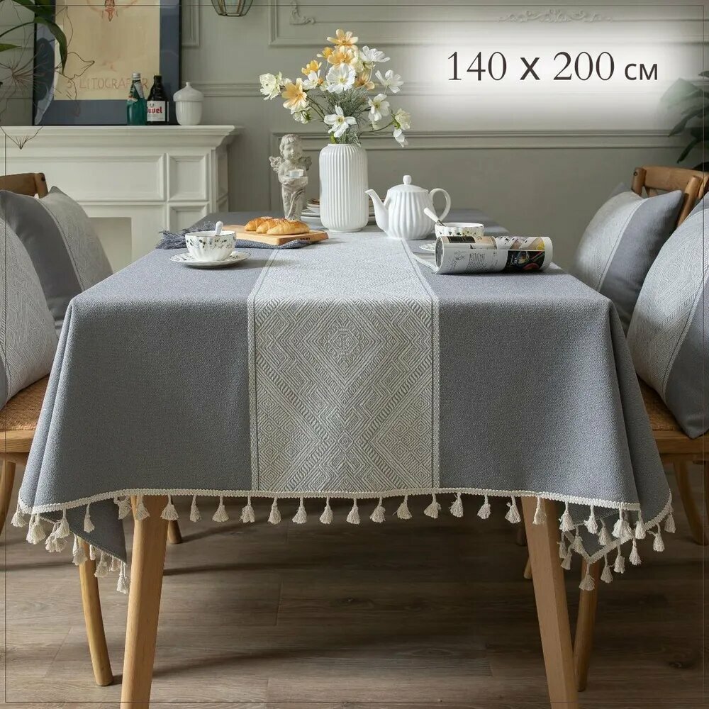 Скатерть Поликоттон 140x220см