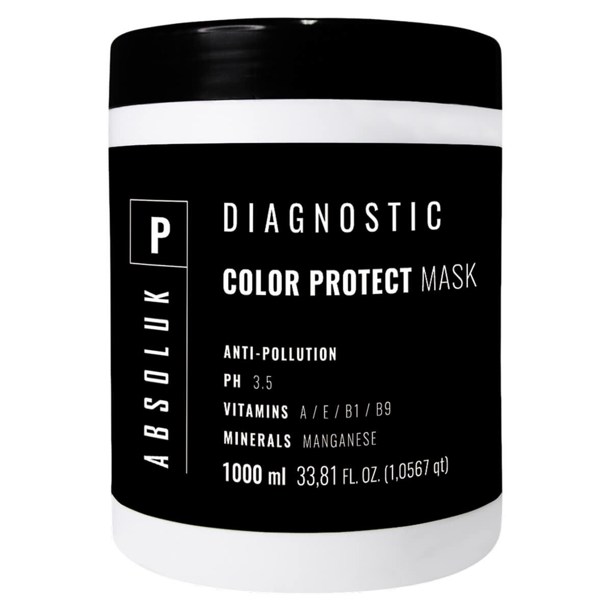 Увлажняющая маска для окрашенных волос Absoluk Diagnostic Color Protect Mask, 1000 мл