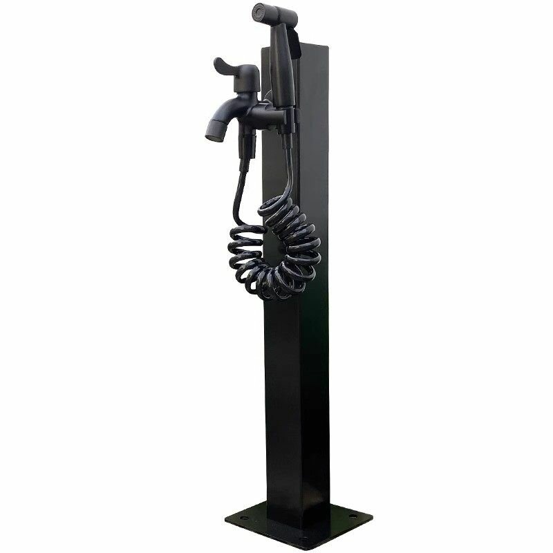 Умывальник садовый, колонка для воды уличная, Наружный кран-пьедесталвысота колонки60см10-метровым распылителем8