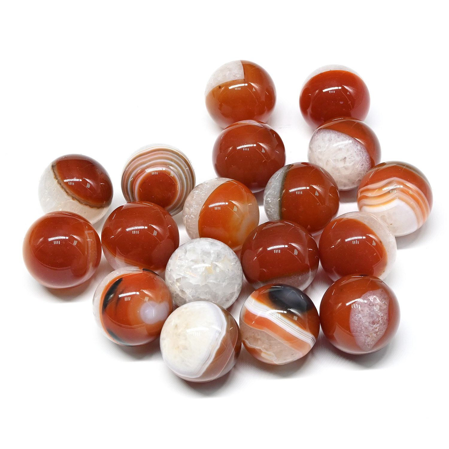 Шар из агата, диаметр 20мм .