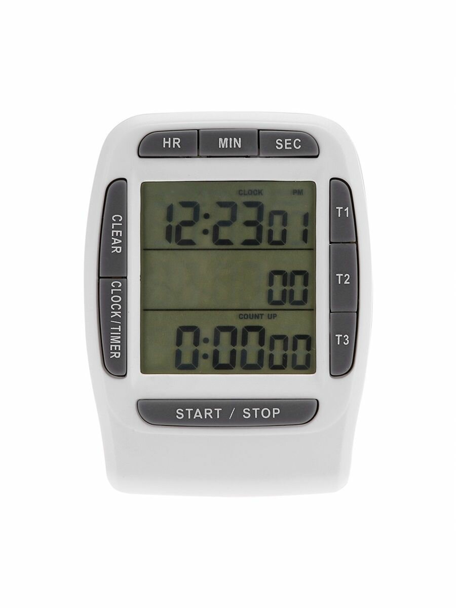 3-канальный цифровой таймер обратного отсчета, ЖК-дисплей, портативный многоканальный таймер, точное время для точного управления