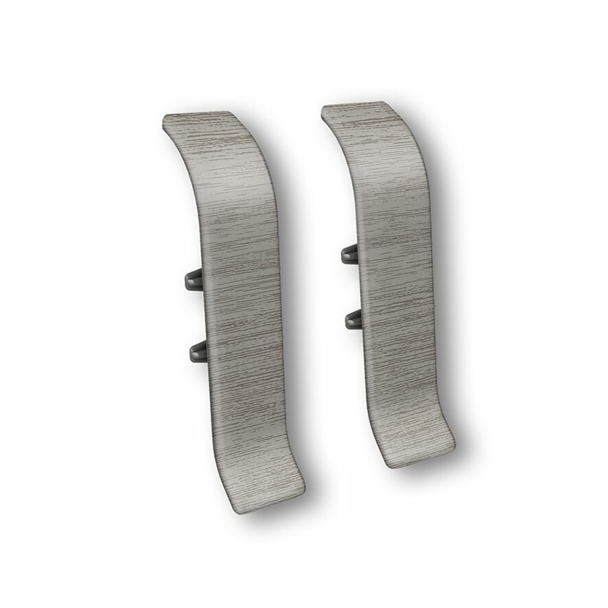 Соединитель для плинтуса IDEAL Классик - 55мм - 282 Палисандр серый, 2шт