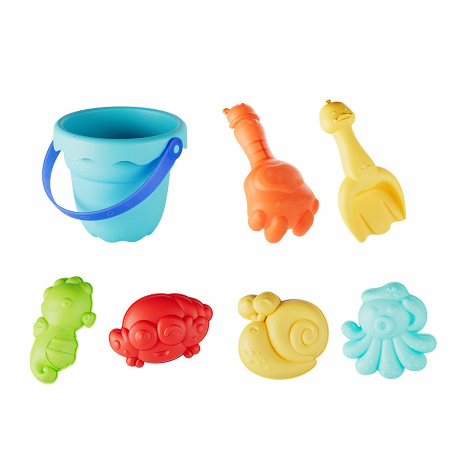 Пляжные игрушки для песка детей, малышей, песочница, игрушка, включающая ведро, набор лопат, водяное колесо, банка