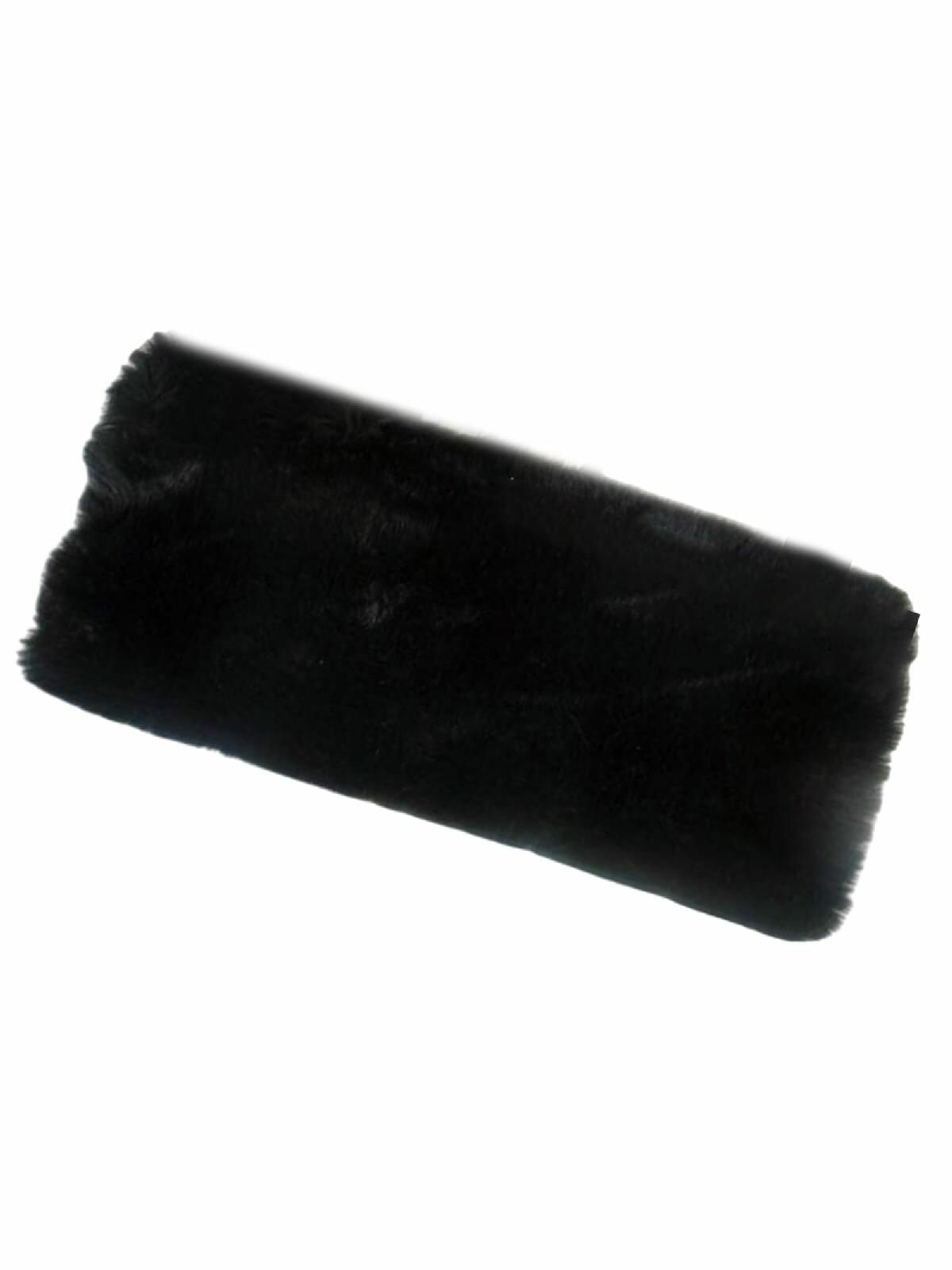Пуховые муфты для рук, Черный