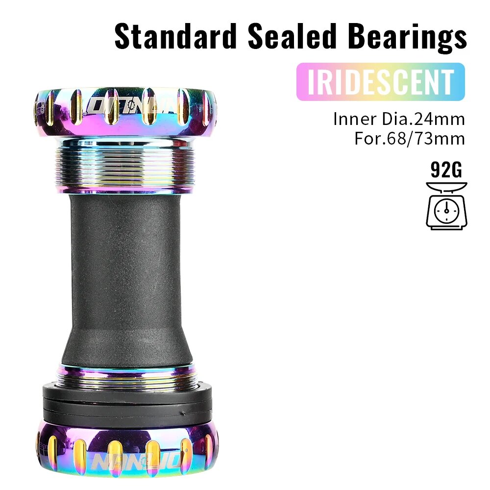 ZTTO Керамический подшипник каретки BSA 68/73 мм для горных велосипедов oil slick Standard