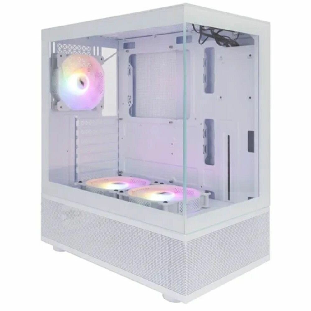 1STPLAYER Корпус MIKU Mi7 - A White ATX 3x120mm LED fans Mi7 - A - WH - 2F1R - W - 1F1 - W