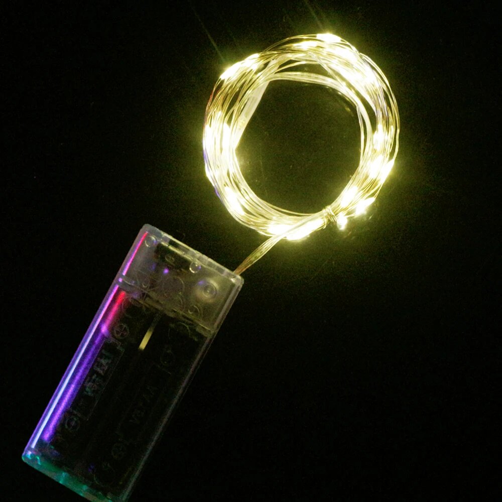 Гирлянда LED желтая, 2M
