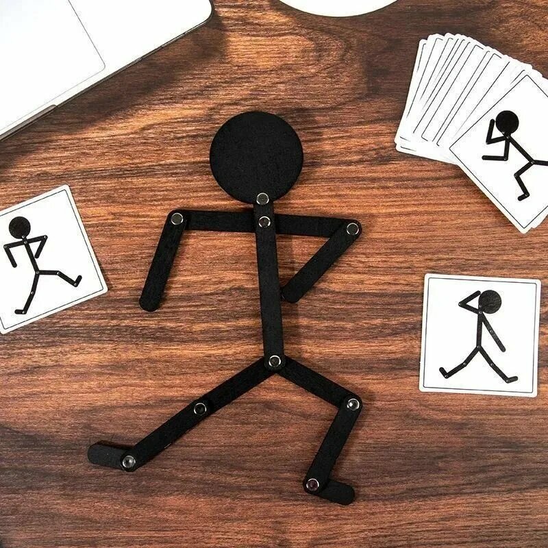 Обучающая игра, Развивающая игрушка в виде спортивного человечка с креативными узорами