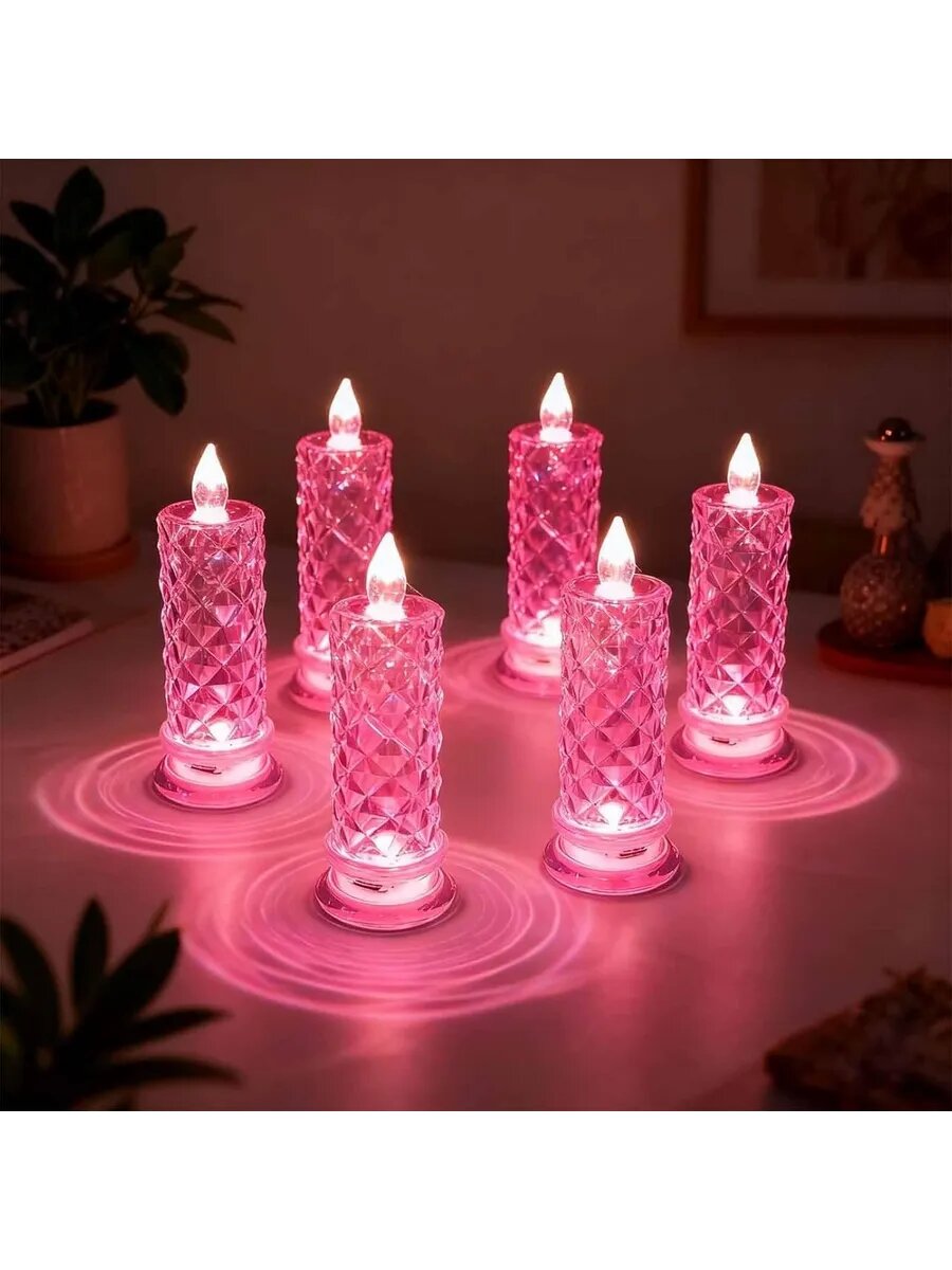 LED-кустовые свечи с кристаллом и длительным сроком службы