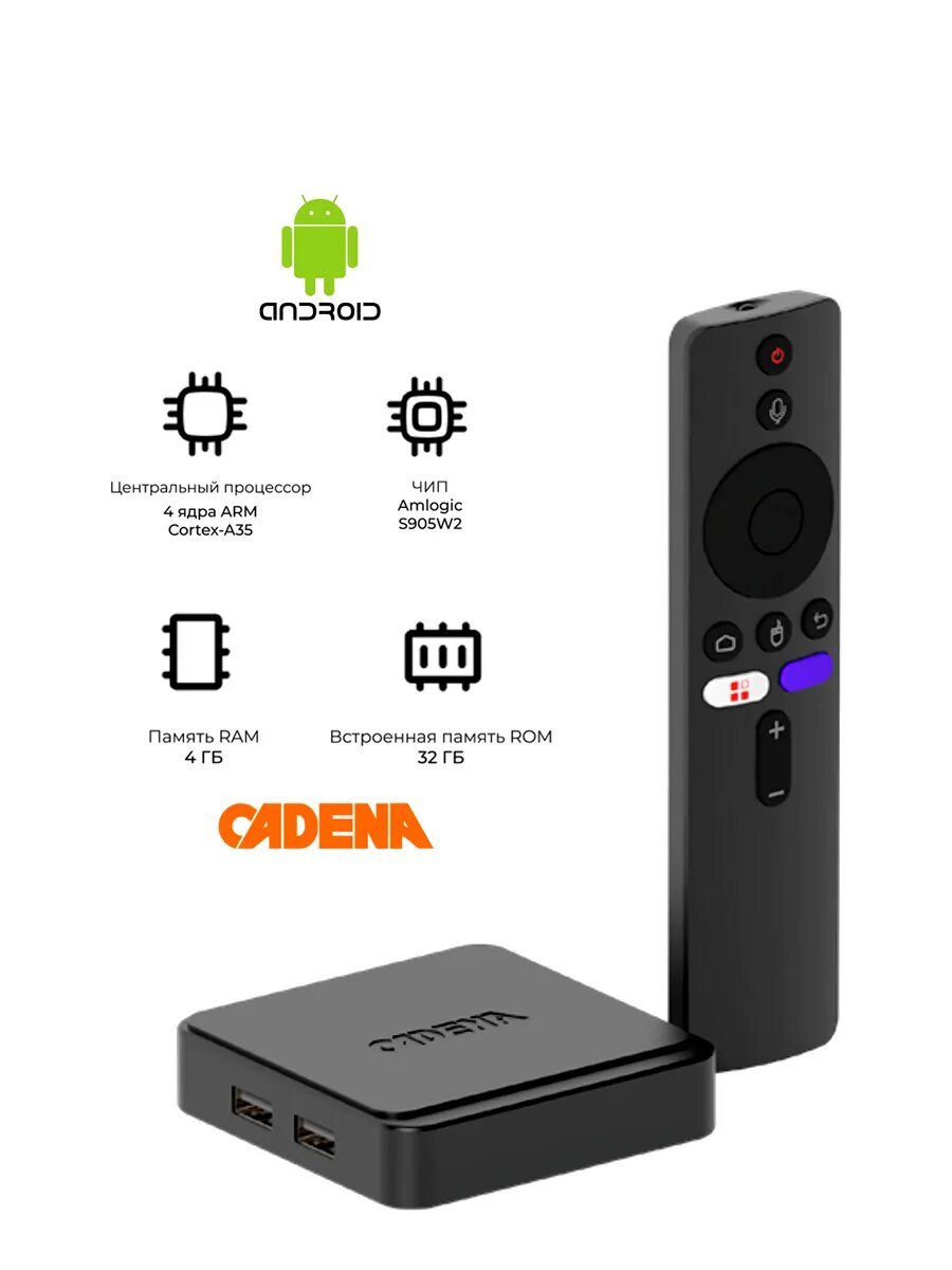 Смарт ТВ приставка PRO W2 (Android 11)