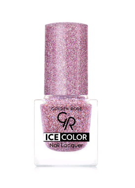 Golden Rose Ice Color - Nail Lacquer Лак для ногтей 6 мл. №197 блестки