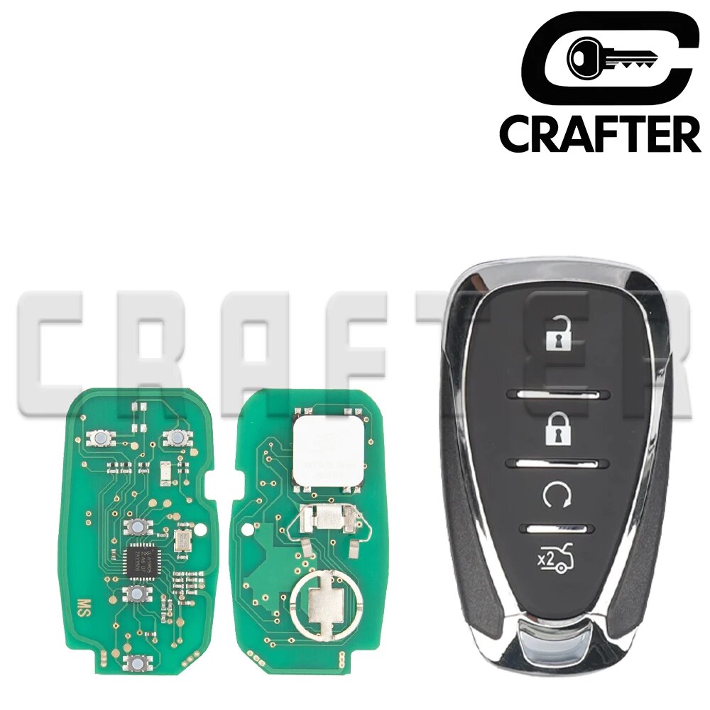 Ключ Crafter HYQ4AA 315 МГц, 4 кнопки, Chevrolet