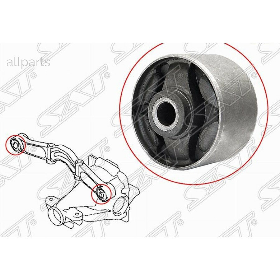 SAT ST-3517A027 Сайлентблок редуктора Mitsubishi Pajero 99-20 / Montero 06-