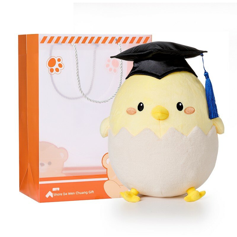 Кукла-яйцо Shuyujia, мягкая игрушка, доктор, кукла-вареное яйцо, подарок на выпускной, яйцо с выражением Выпускной