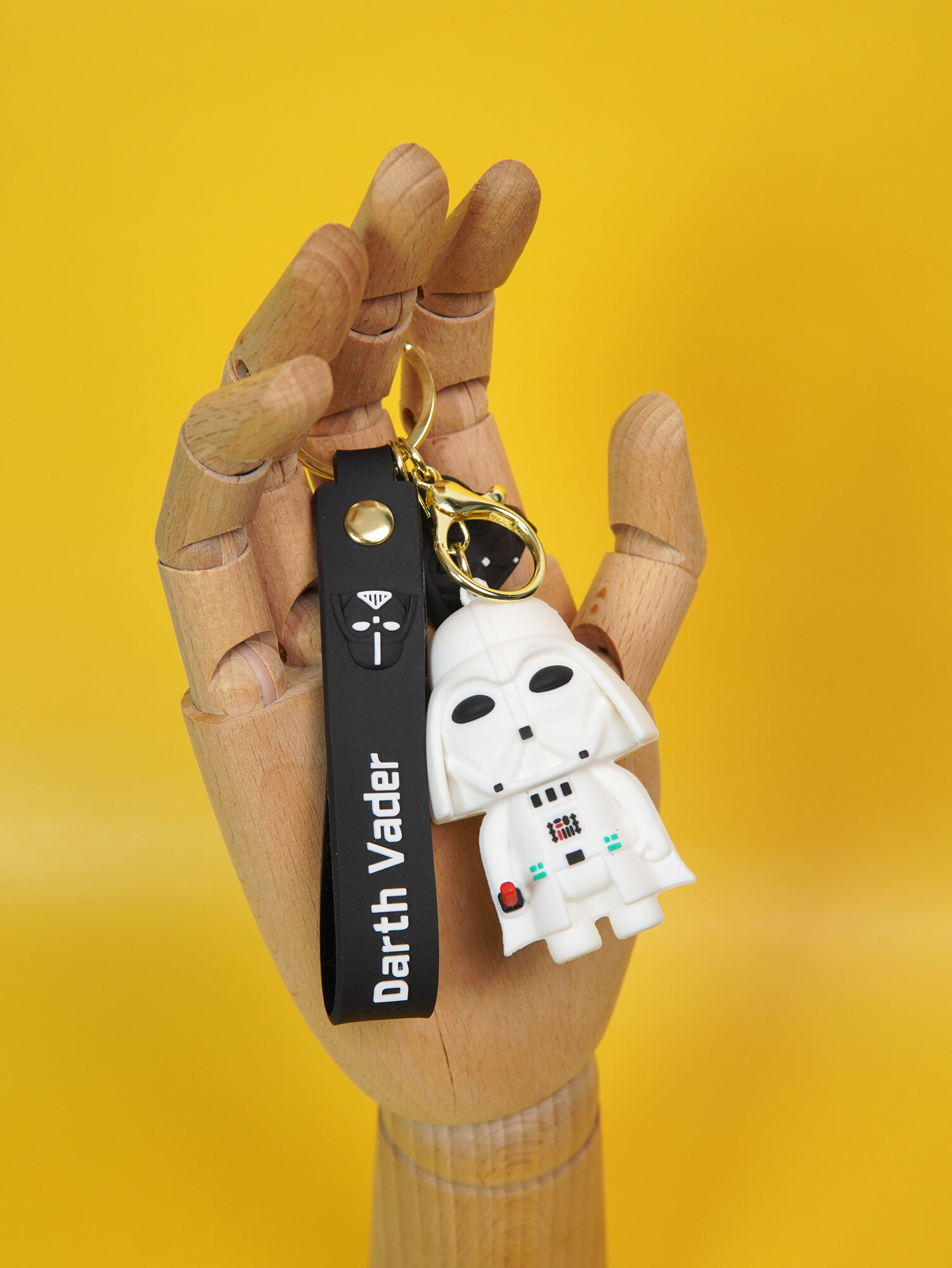 Брелок Дарт Вейдер с световым мечом | Звездные Войны | Темный Лорд | Подарок | Panda_Print