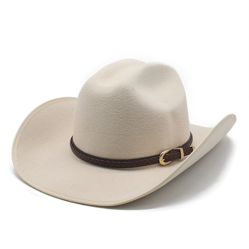 Многоцелевая Джазовая шляпа из замши Унисекс Лето Декор Войлок / KK-019