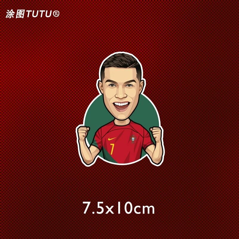 Роналду No 7, автомобильные наклейки, шлем, мотоцикл, электрические наклейки, Кубок мира, Португалия, памятные