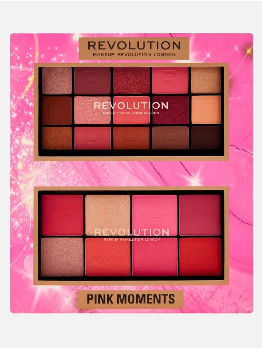 Подарочный набор MAKEUP REVOLUTION pink moments, Адвент