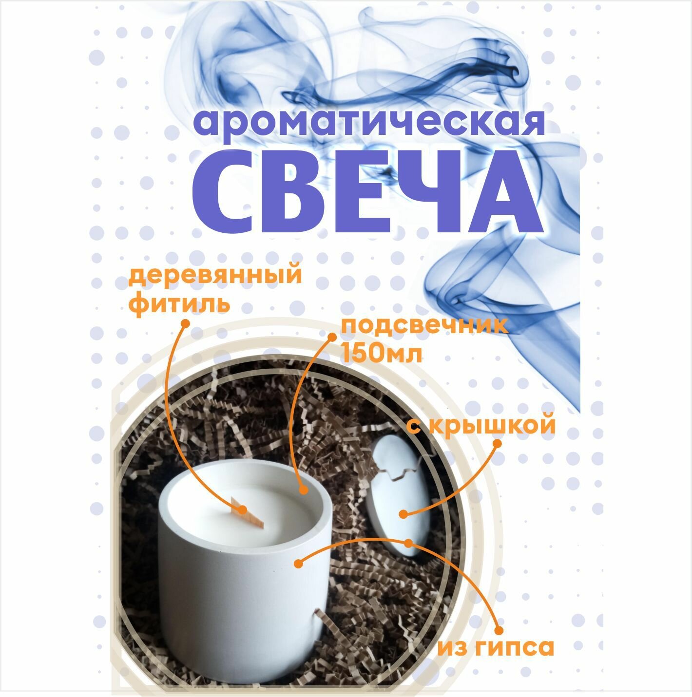 Свеча Ваниль & Пачули — фото 1