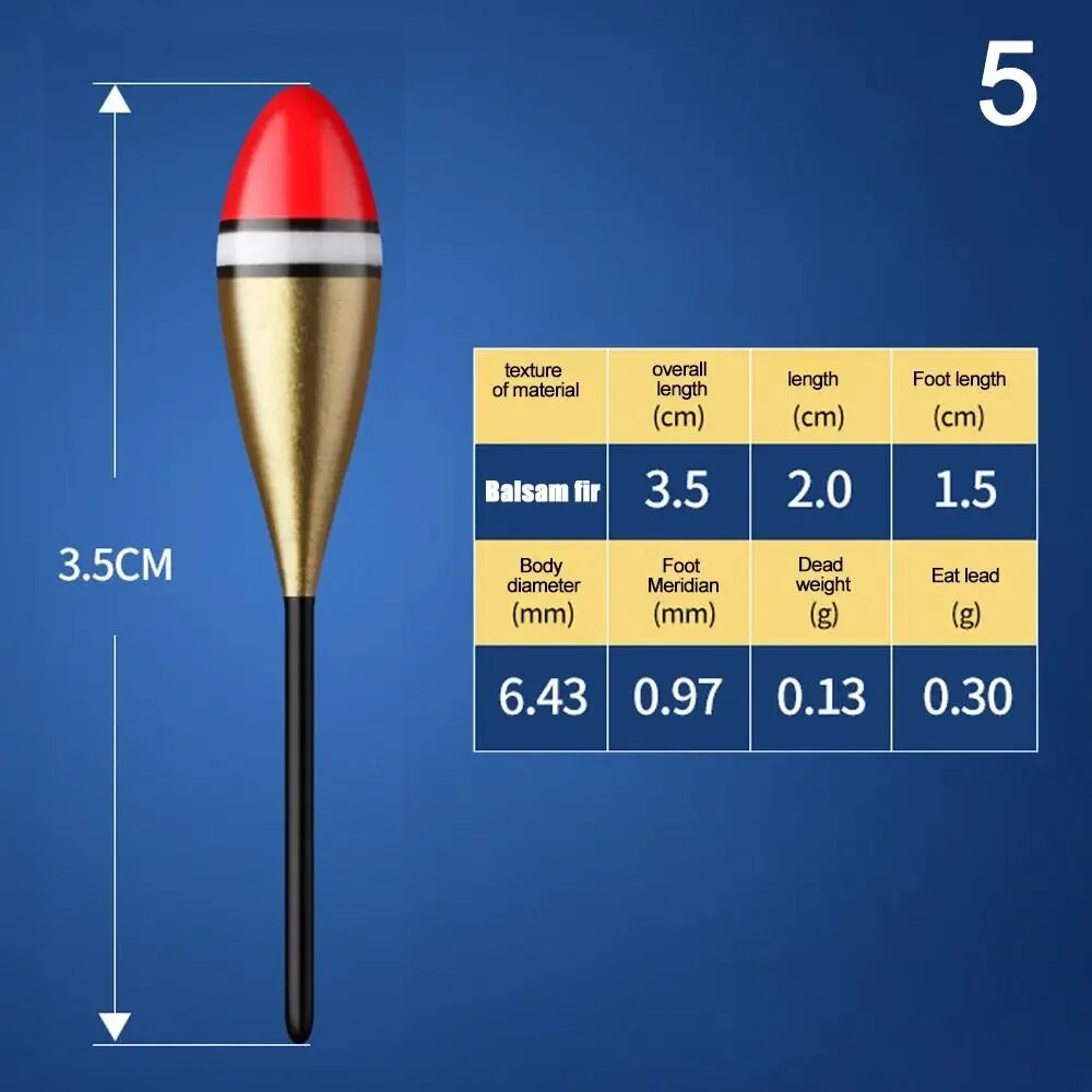 Поплавки для рыбалки, 5 шт, Color: 1PC-5
