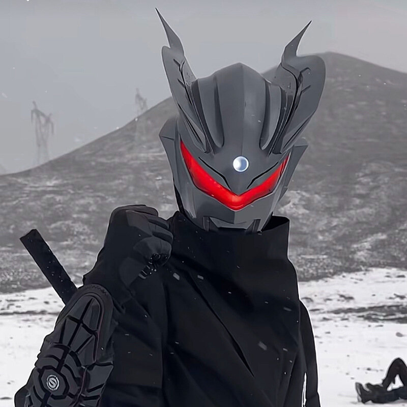 Шлем Dark Lops Zero, светящаяся маска, популярная маска для лица Ultraman Toy Zero для взрослых и детей