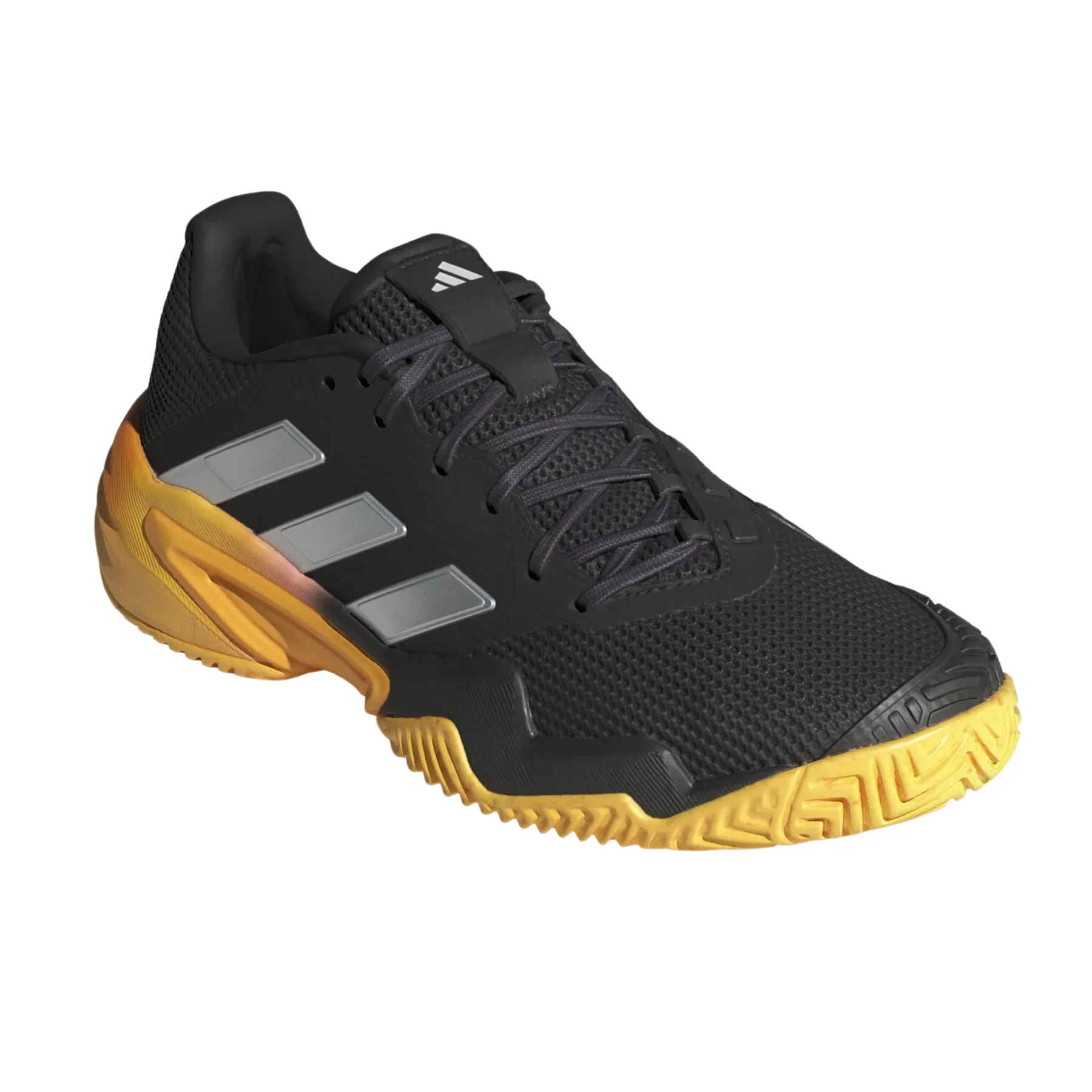 Кроссовки adidas Barricade 13, размер 10 UK, черный/желтый — фото 1