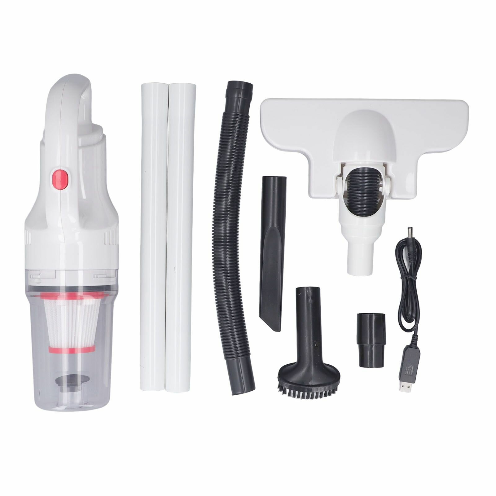 Беспроводной пылесос 12000 Па, высокая мощность всасывания 120 Вт, 39800 об/мин, с насадкой-щеткой, длинной плоской насадкой, щеткой для пола, автомобильный ручной пылесос