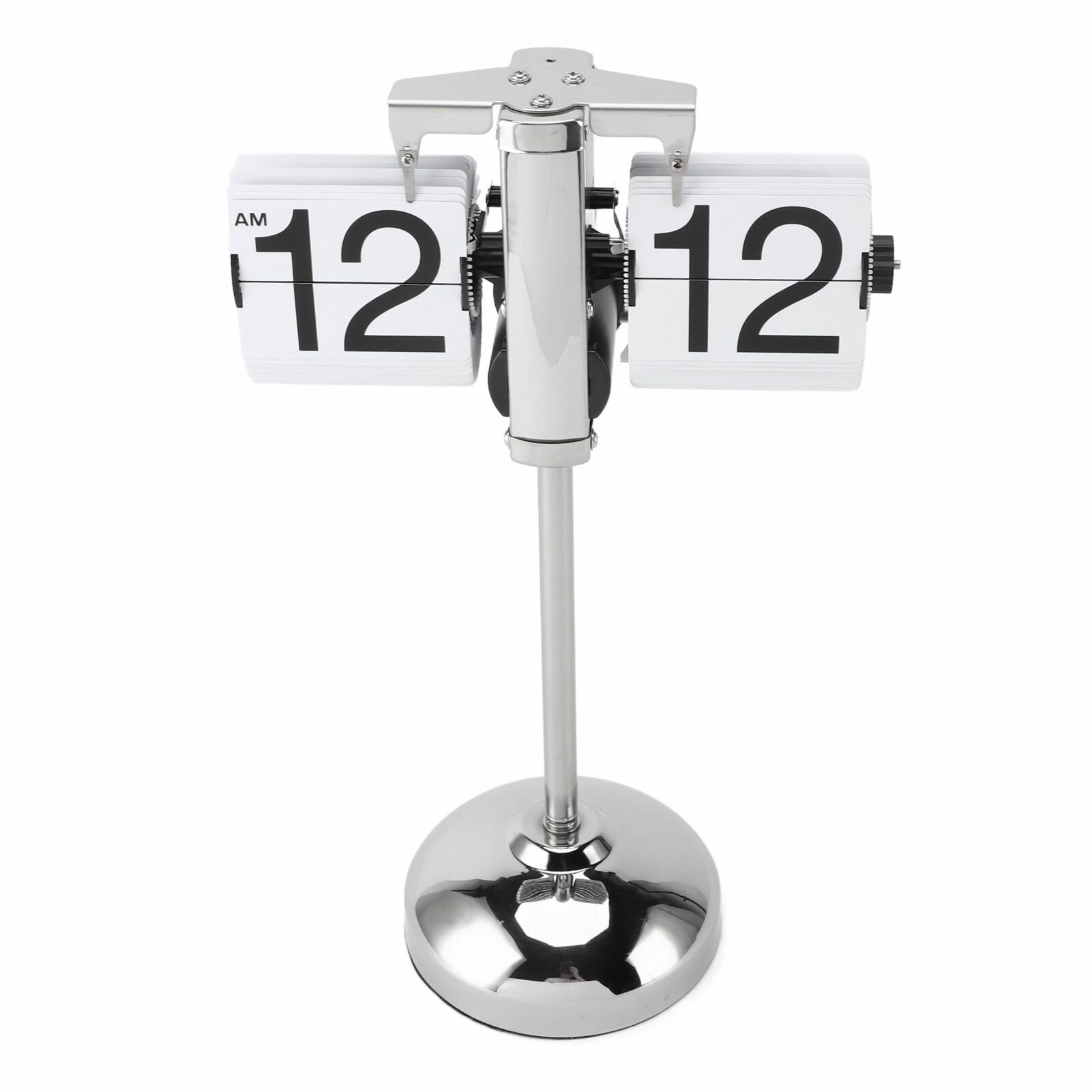 Автоматические перекидные часы с выдвижной штангой, портативные, в старинном стиле, механические перекидные часы для дома, школы, отеля, белого листа