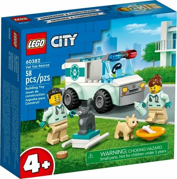 Lego 60382 City Ветеринарный фургон