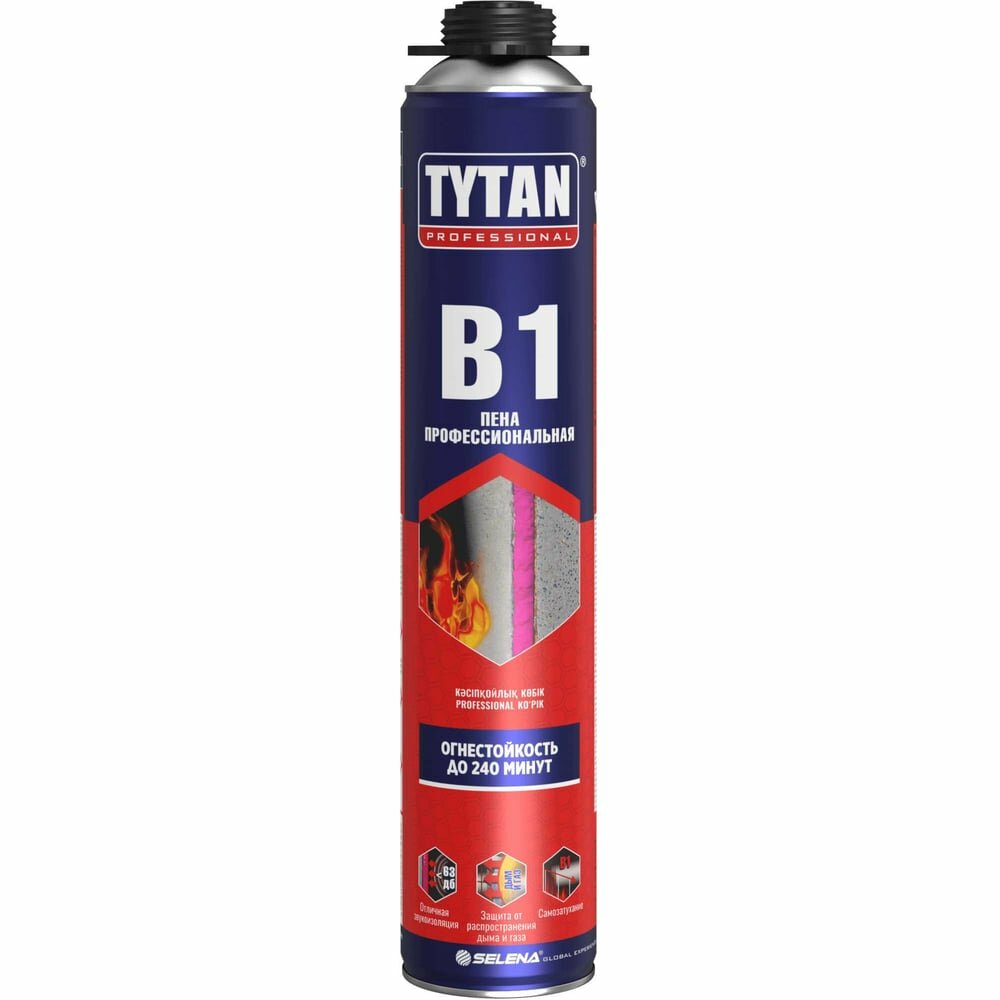 Профессиональная огнеупорная монтажная пена Tytan PROFESSIONAL В1