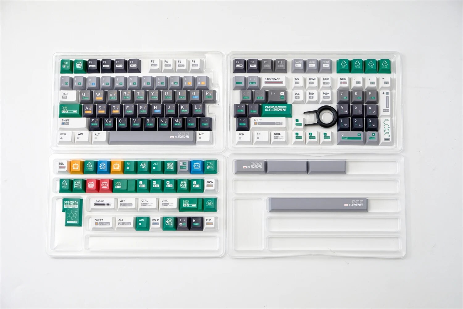 GMK Chemistry 01 Keycaps 151 Keys Cherry Profile PBT Dye-Sub for Mechanical Keyboard