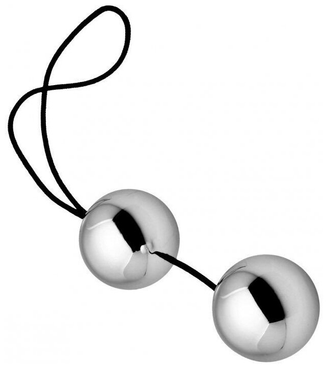 Серебристые вагинальные шарики Benwa Balls