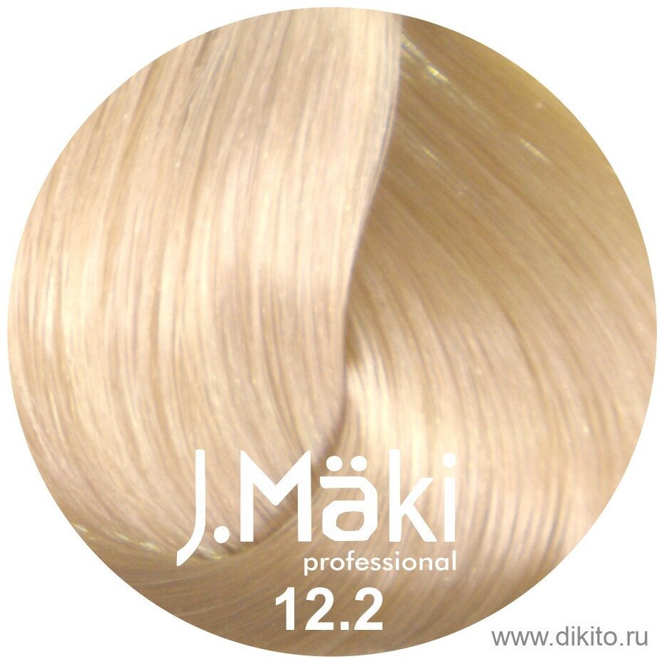 J.Maki Стойкий краситель для волос, 12.2 Суперблонд жемчужный, 60 мл
