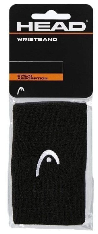 Напульсники HEAD 5 (черные), арт. 285070, ширина 12.7см, 2шт
