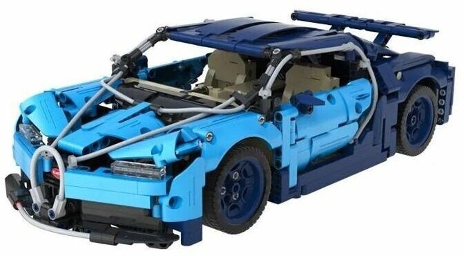 Конструктор CaDA спортивный автомобиль Blue Phantom 1/12 (1200 деталей)