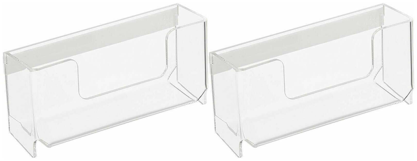 Attache Визитница офисная Настольная, 95х45х25 мм, 2 шт